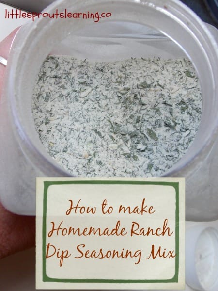 How to Make Homemade Ranch Seasoning Mix