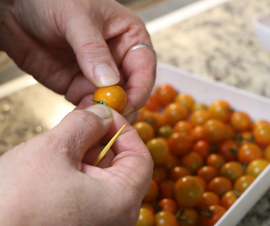 Easy Refrigerator Pickled Cherry Tomatoes-Little Sprouts Learning