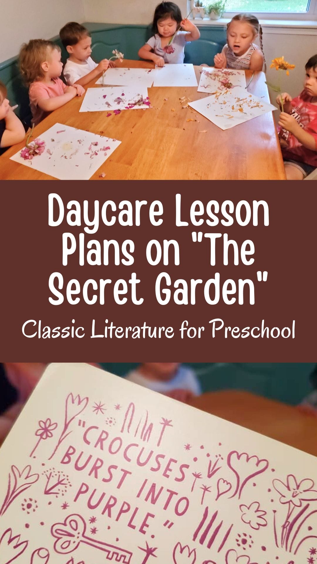 Daycare Lesson Plans on "The Secret Garden"-Little Sprouts Learn