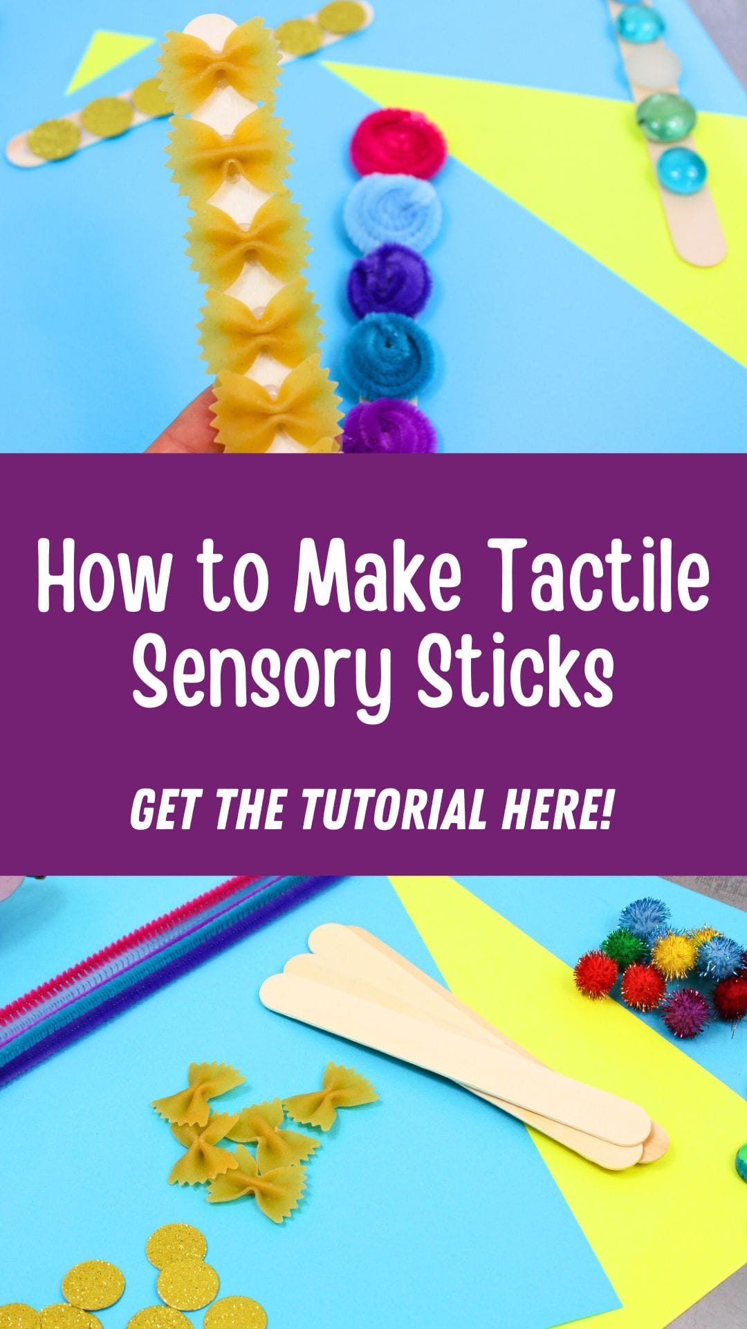 How to Make Tactile Sensory Sticks