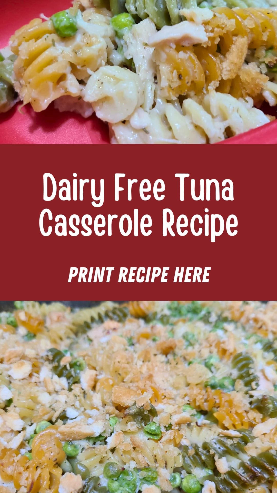 Dairy Free Tuna Casserole Recipe